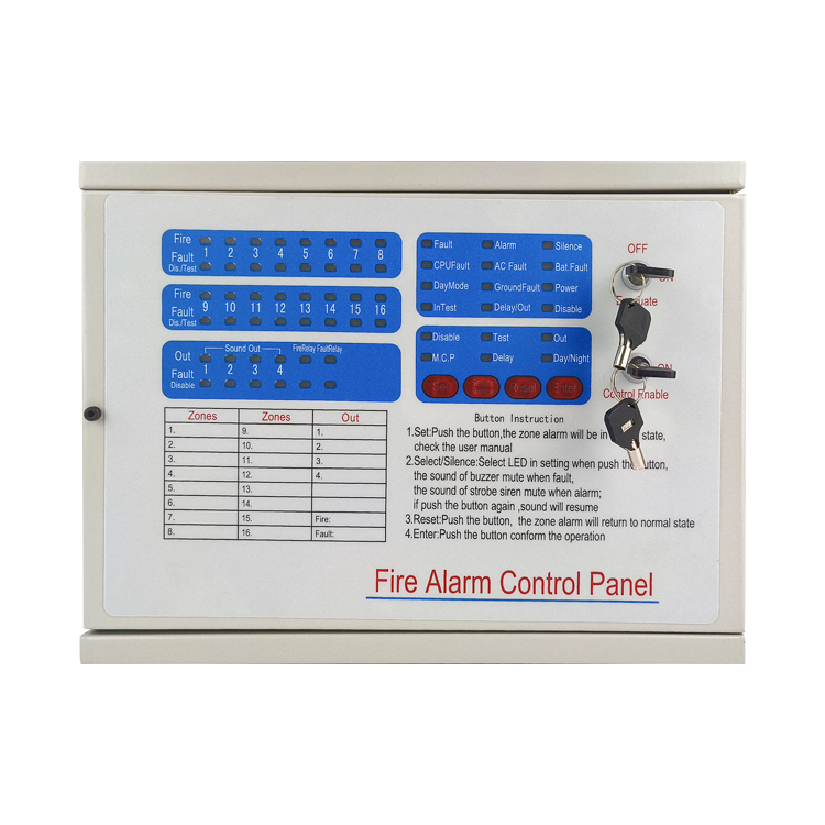 Conventional Fire Alarm Control Panel NW-8200L 8/16 zones - NINGBO ...